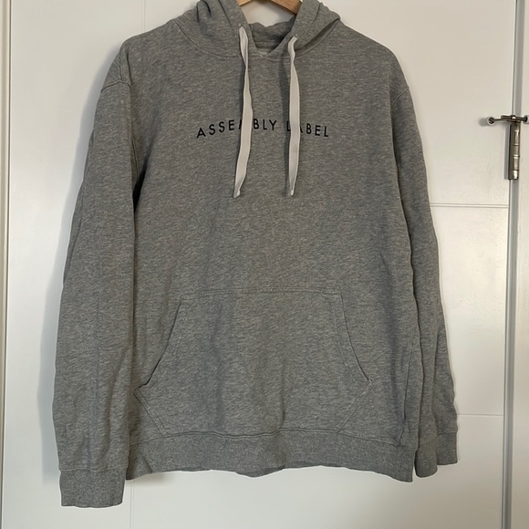 Assembly Label | Shirts | Assembly Label Oversized Mens Gray Hoodie ...